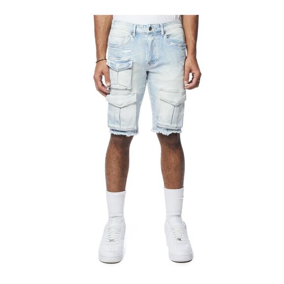 smoke rise ny | Shorts | Smoke Rise Mens Santorini Blue Rip Repair ...